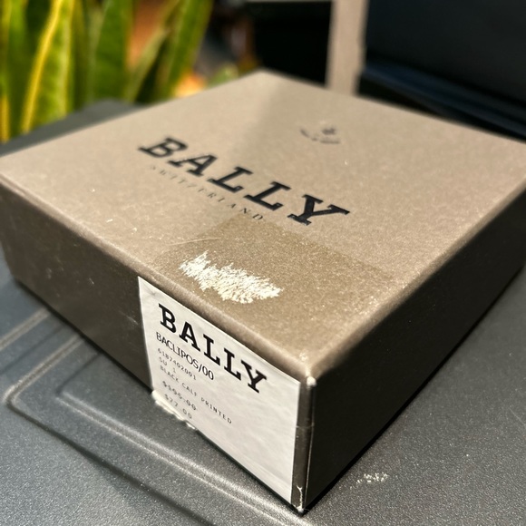 Bally | Bags | Bally Black Calf Leather Card Holder | Poshmark